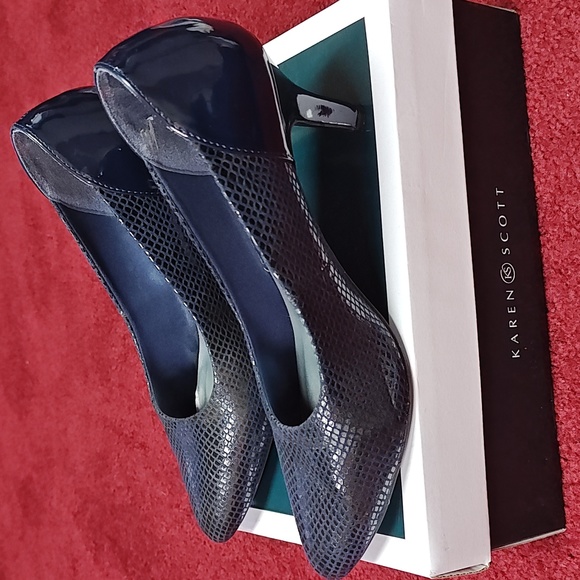 Karen Scott | Shoes | Karen Scott Blue Pumps | Poshmark